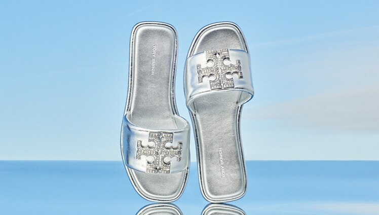 Designer Slides and Flip Flops for Women | Tory Burch