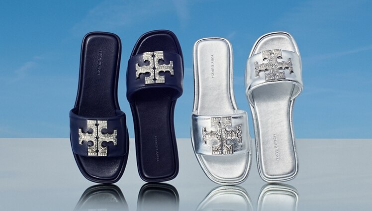 Designer Slides and Flip Flops for Women | Tory Burch