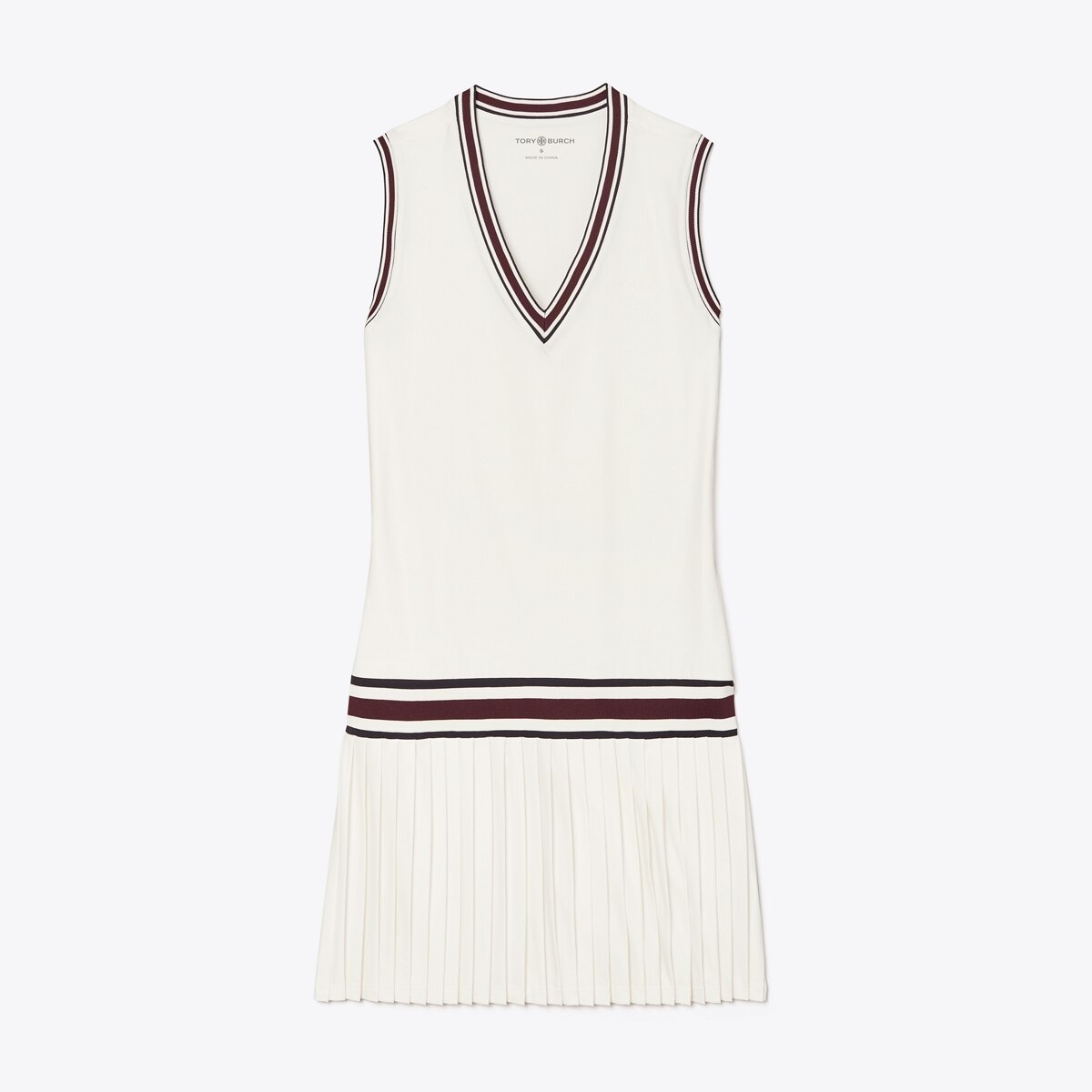 Abito da tennis tecnico con scollo a V: Donna Abbigliamento | Abiti ...