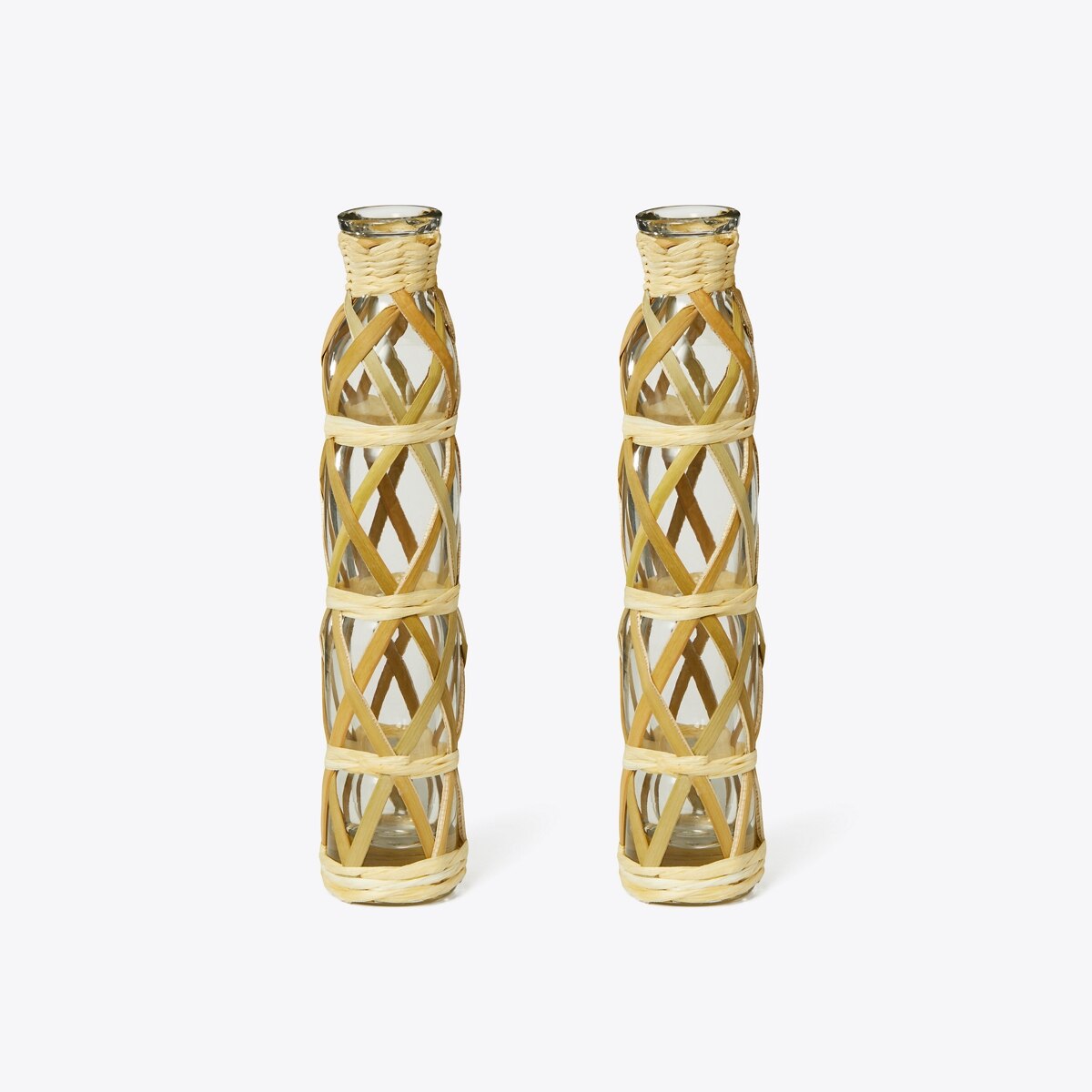 Basketweave Vase, Set of 2: Women's Designer Décor | Tory Burch