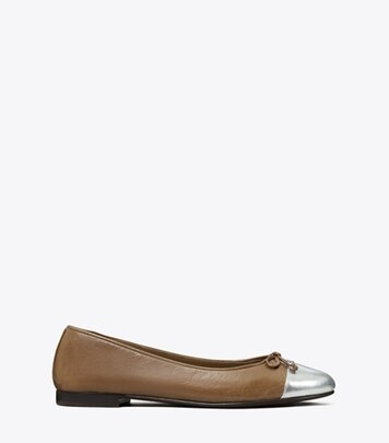 Cap-Toe Ballet: Women's Designer Flats | Tory Burch