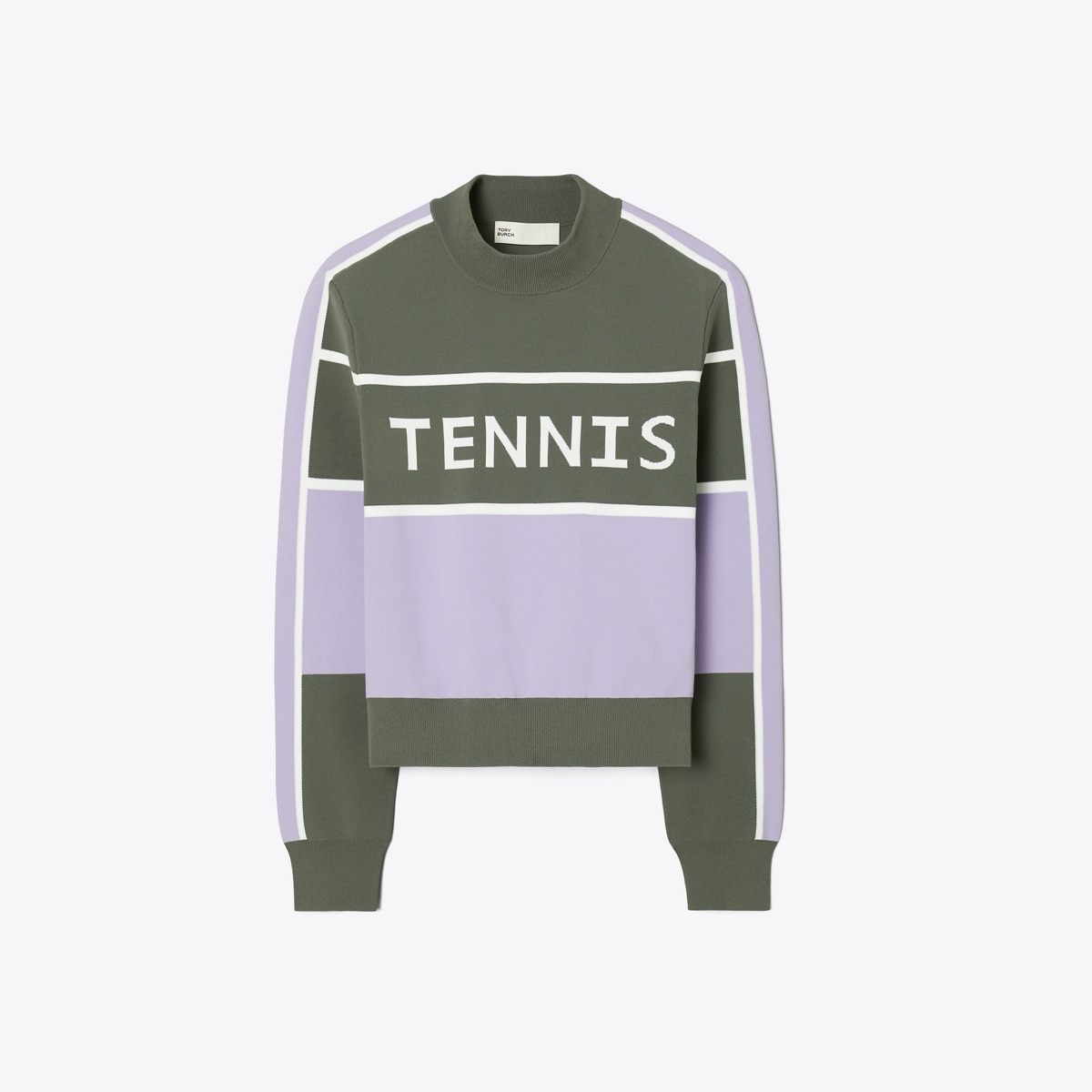 Cropped Tech Nylon Tennis Sweater: Women's Designer Sweaters | Tory Sport