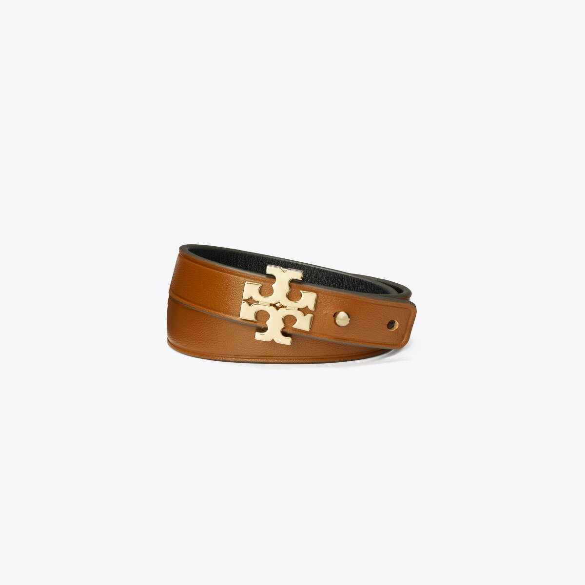 Tory burch double wrap logo stud bracelet store