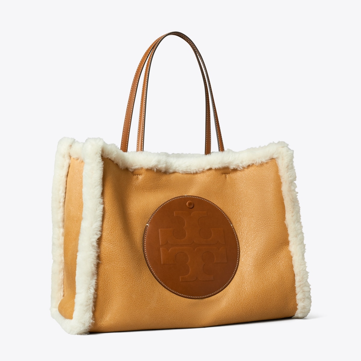 Ella Shearling Tote: Women's Designer Tote Bags | Tory Burch
