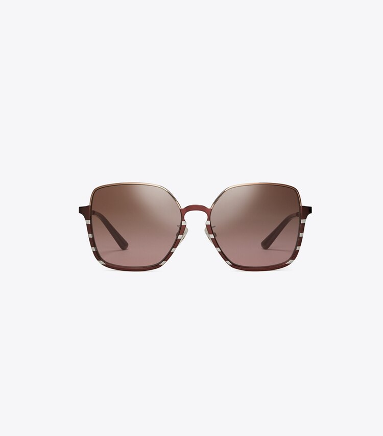 Half-Rim Wire Sunglasses: Women's Designer Sunglasses & Eyewear | Tory ...