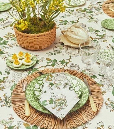 Linens: Table Linens and Designer Tablecloths | Tory Burch