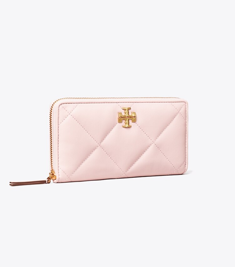 Kira Diamond Quilt Zip Continental Wallet: Women's Wallets & Card Cases ...