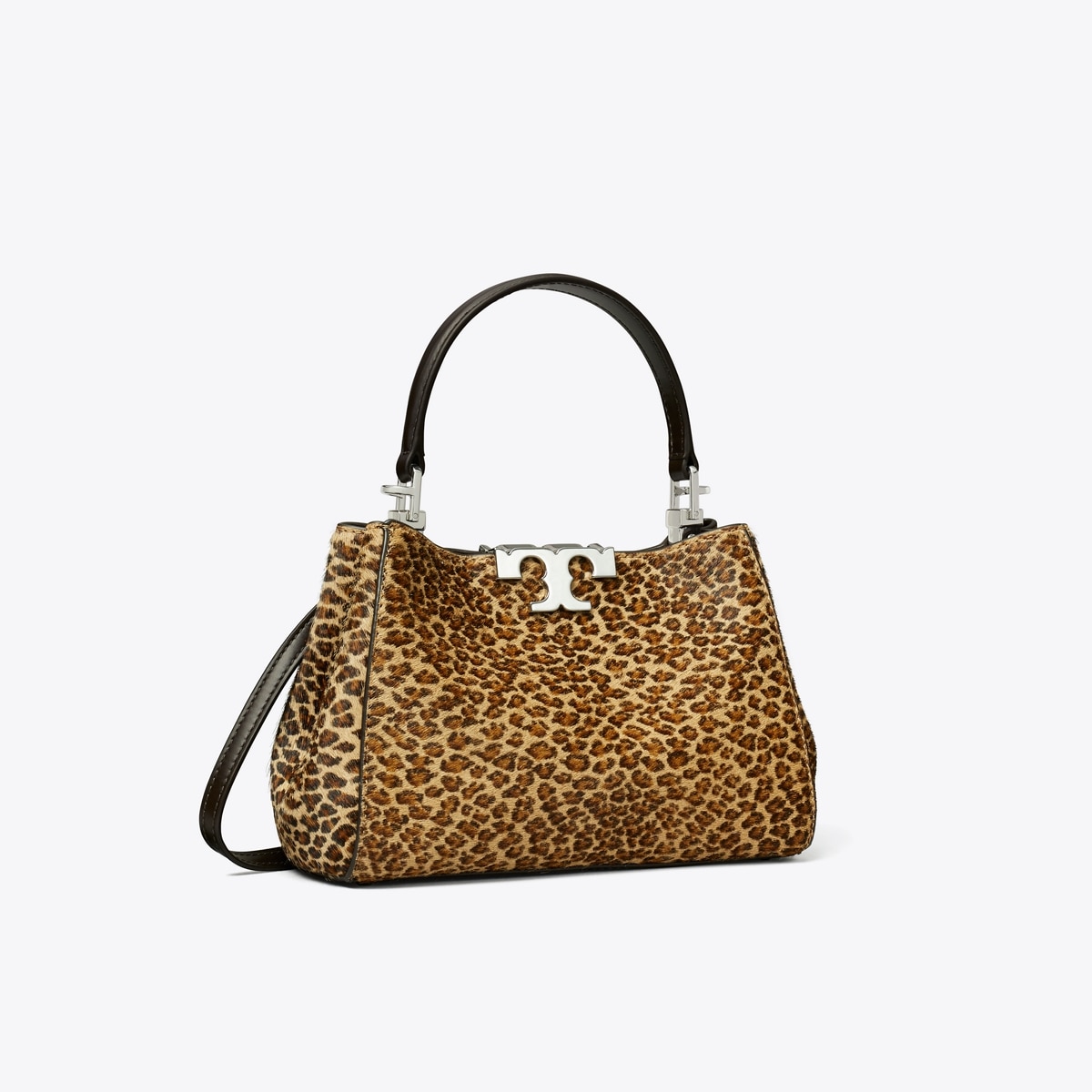 Mini Eleanor Calf Hair Satchel: Women's Designer Crossbody Bags | Tory ...