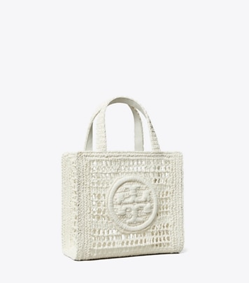 Mini Ella Patent Shearling Tote: Women's Designer Crossbody Bags | Tory ...