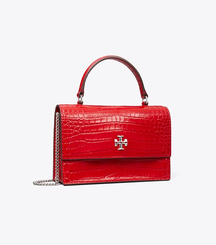 Mini Kira Croc-Embossed Top-Handle Crossbody: Women's Handbags | Mini ...
