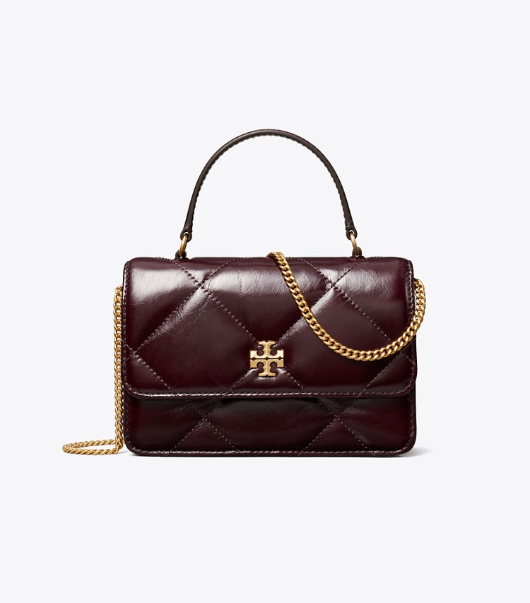 Mini Kira Crossbody Bag in Vintage-Optik mit Rautensteppung und ...