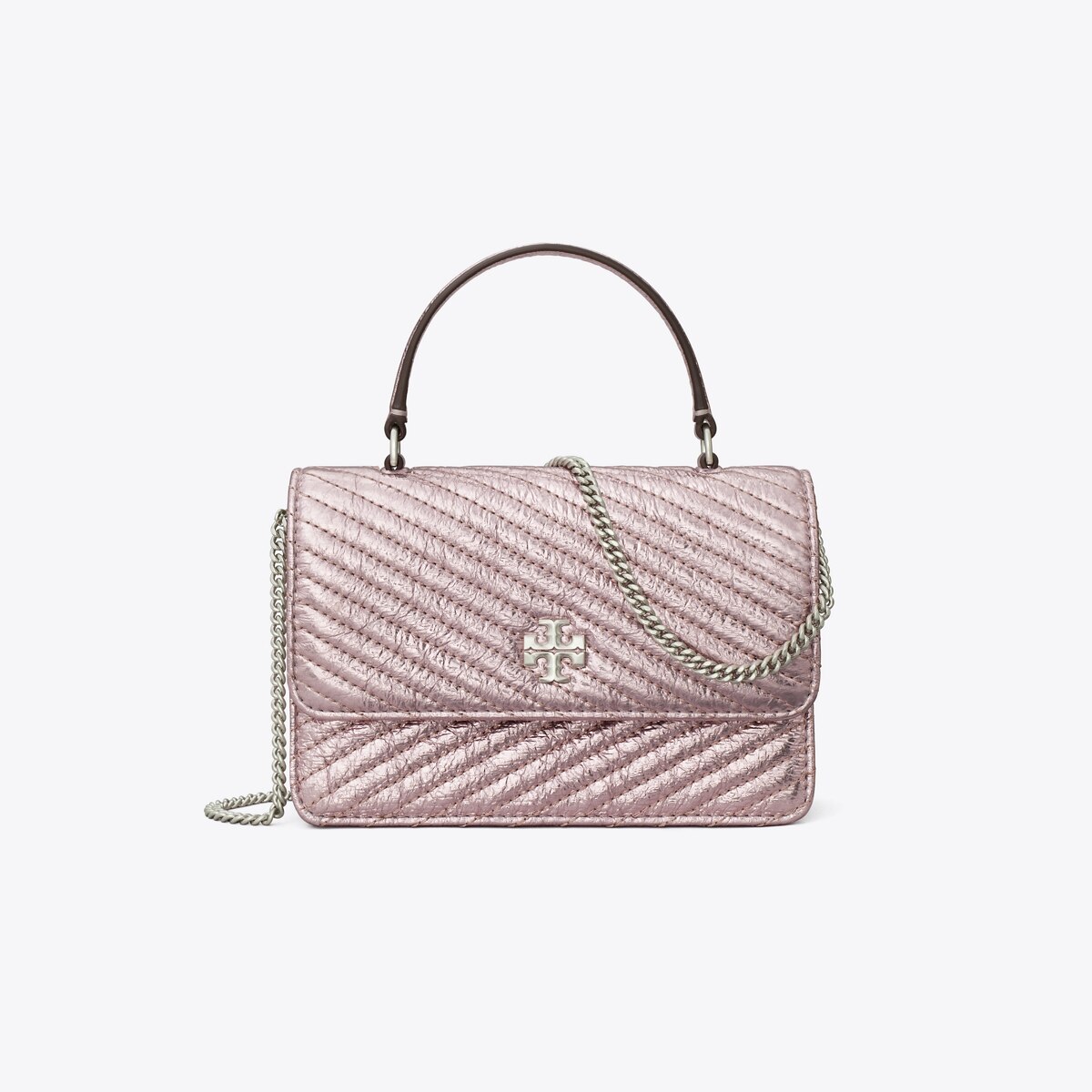 Mini Kira Moto Quilt Metallic Top-Handle Crossbody: Women's Mini Kira Moto Quilt Metallic Top-Handle Crossbody: Women's