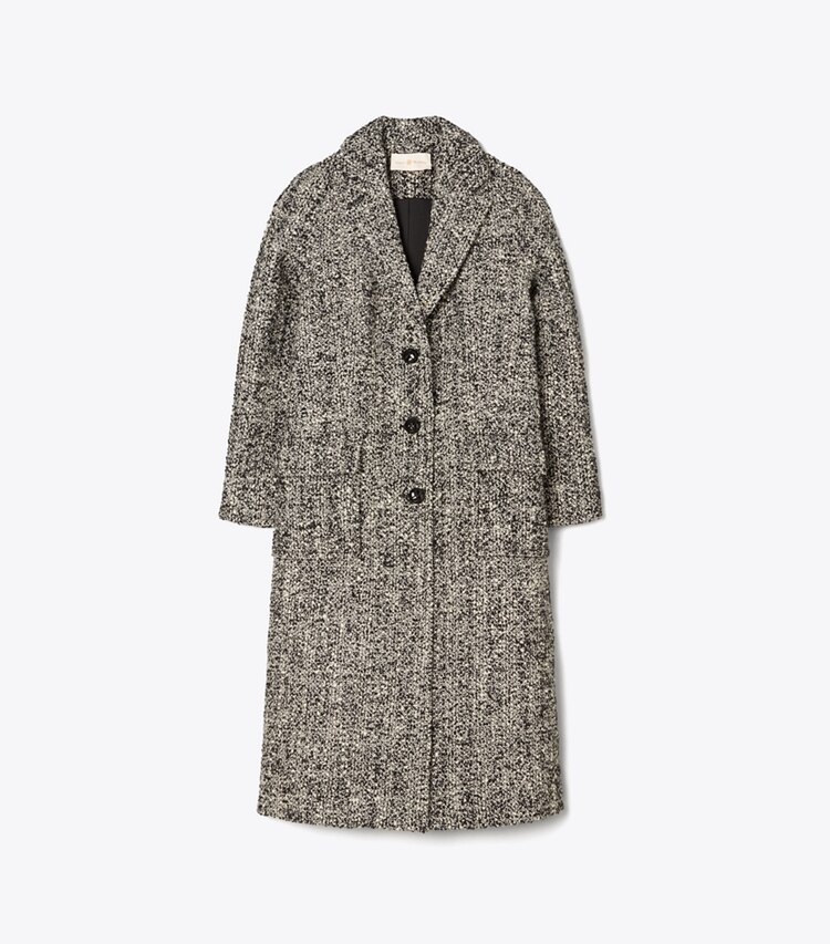 Oversized Tweed Coat: Women's Clothing | Coats | Tory Burch EU