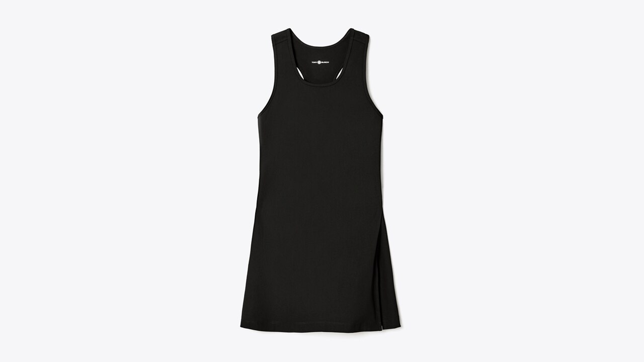 Performance Jersey Side-Slit Tennis Dress: Women's Designer Dresses | Tory Sport