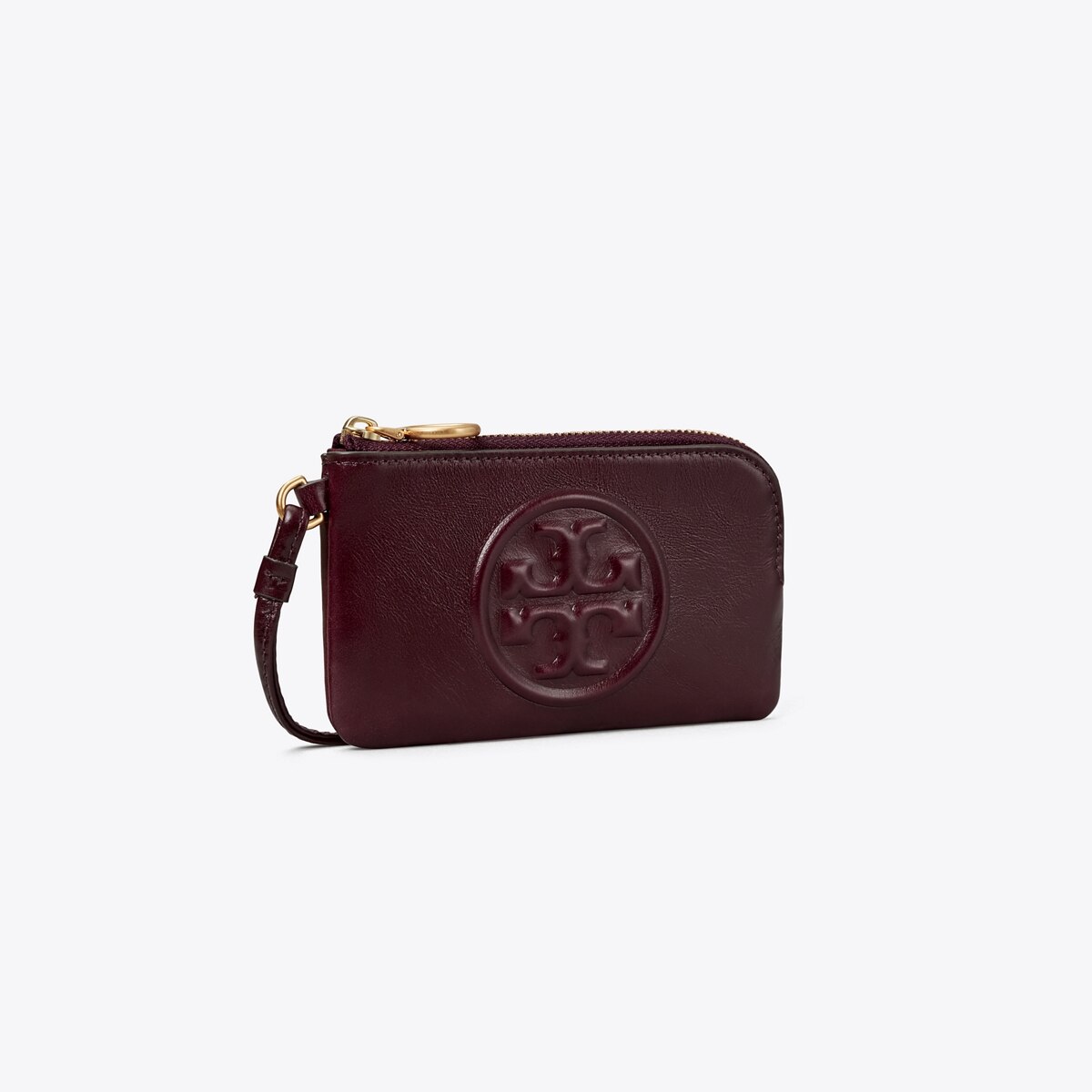 Perry Bombé Glazed Top-Zip Card Case: Women's Designer Card Cases ...