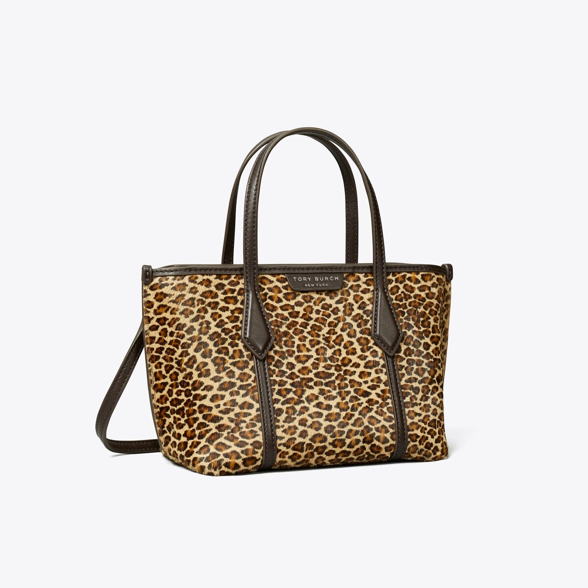 Perry Leopard Mini Tote: Women's Designer Crossbody Bags | Tory Burch