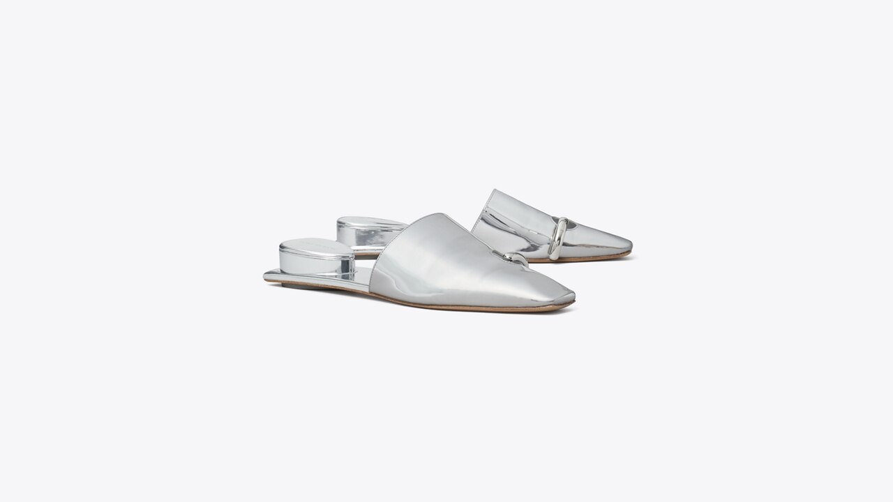 Pierced Mule: Women's Designer Flats | Tory Burch