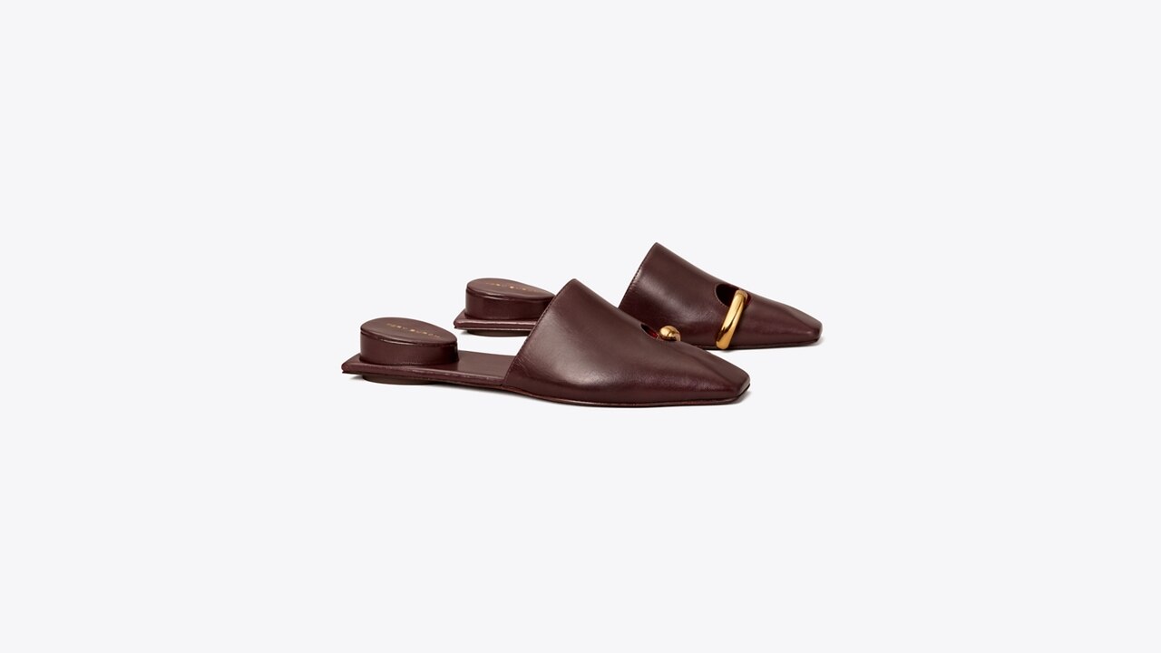 Pierced Mule: Women's Designer Flats | Tory Burch