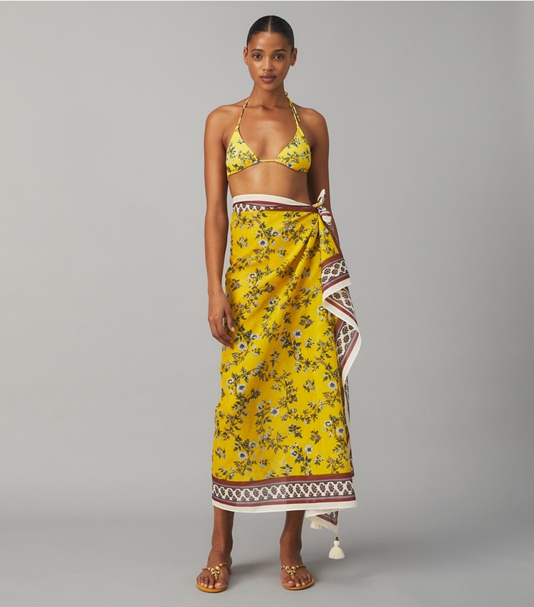 Printed Pareo Womens Swim Coverups Tory Burch Uk