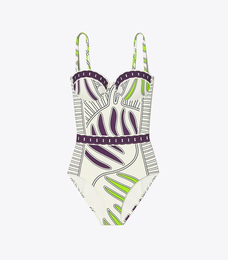 Printed Underwire Swimsuit: Women's Swim | One Pieces | Tory Burch EU