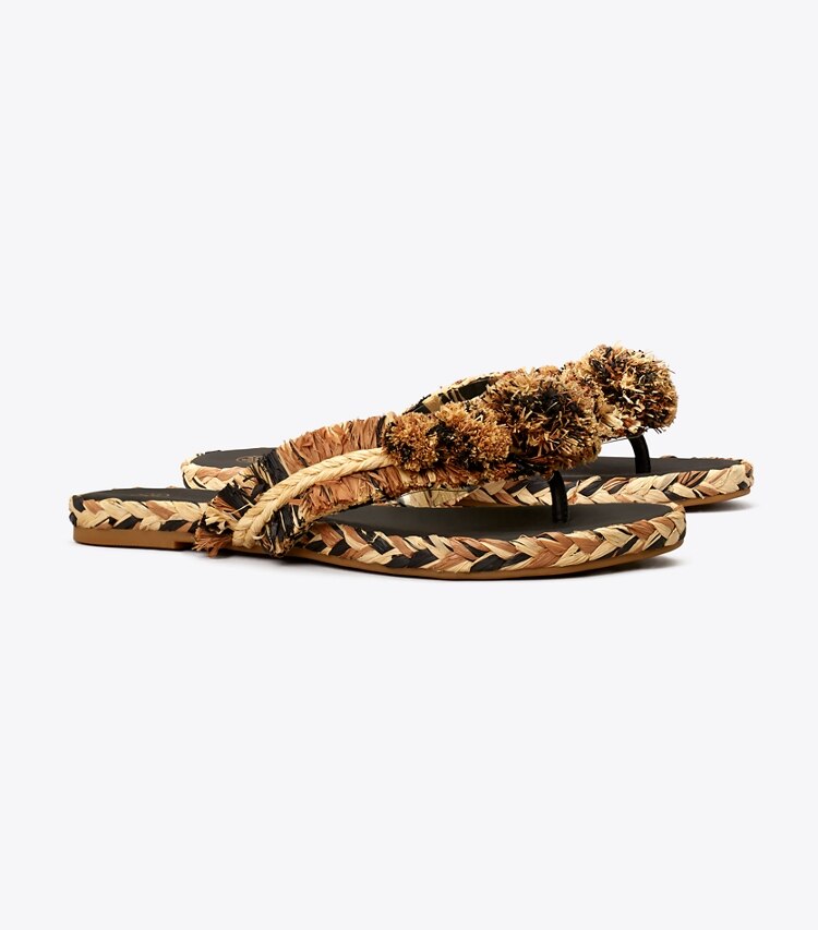 Raffia Sandal: Women's Designer Espadrilles | Tory Burch