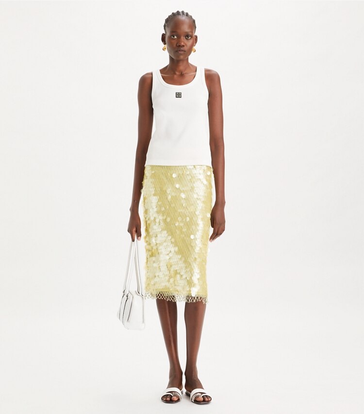 Sequined Skirt: Women's Designer Bottoms | Tory Burch