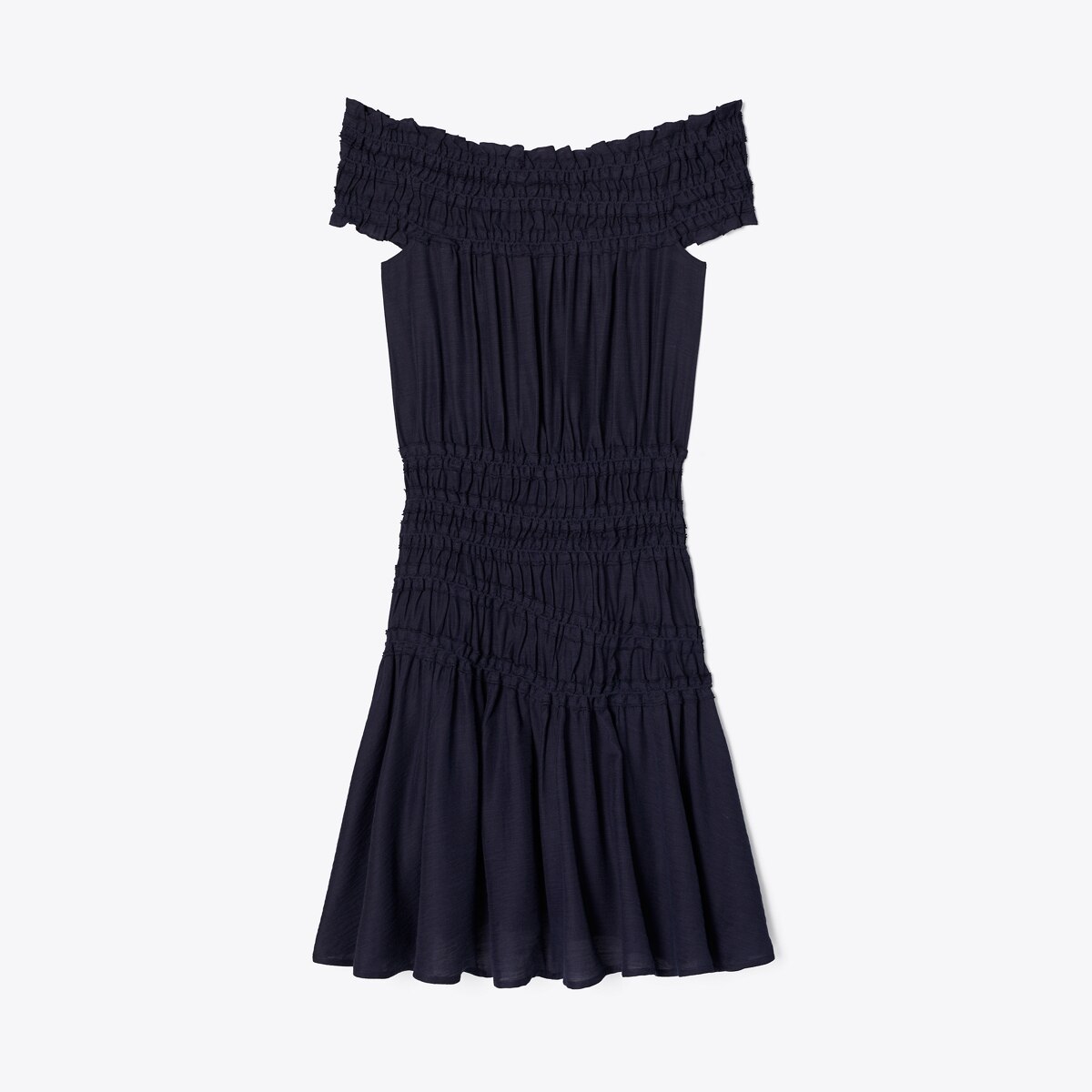 Smocked Viscose Dress: Women's Designer Dresses | Tory Burch