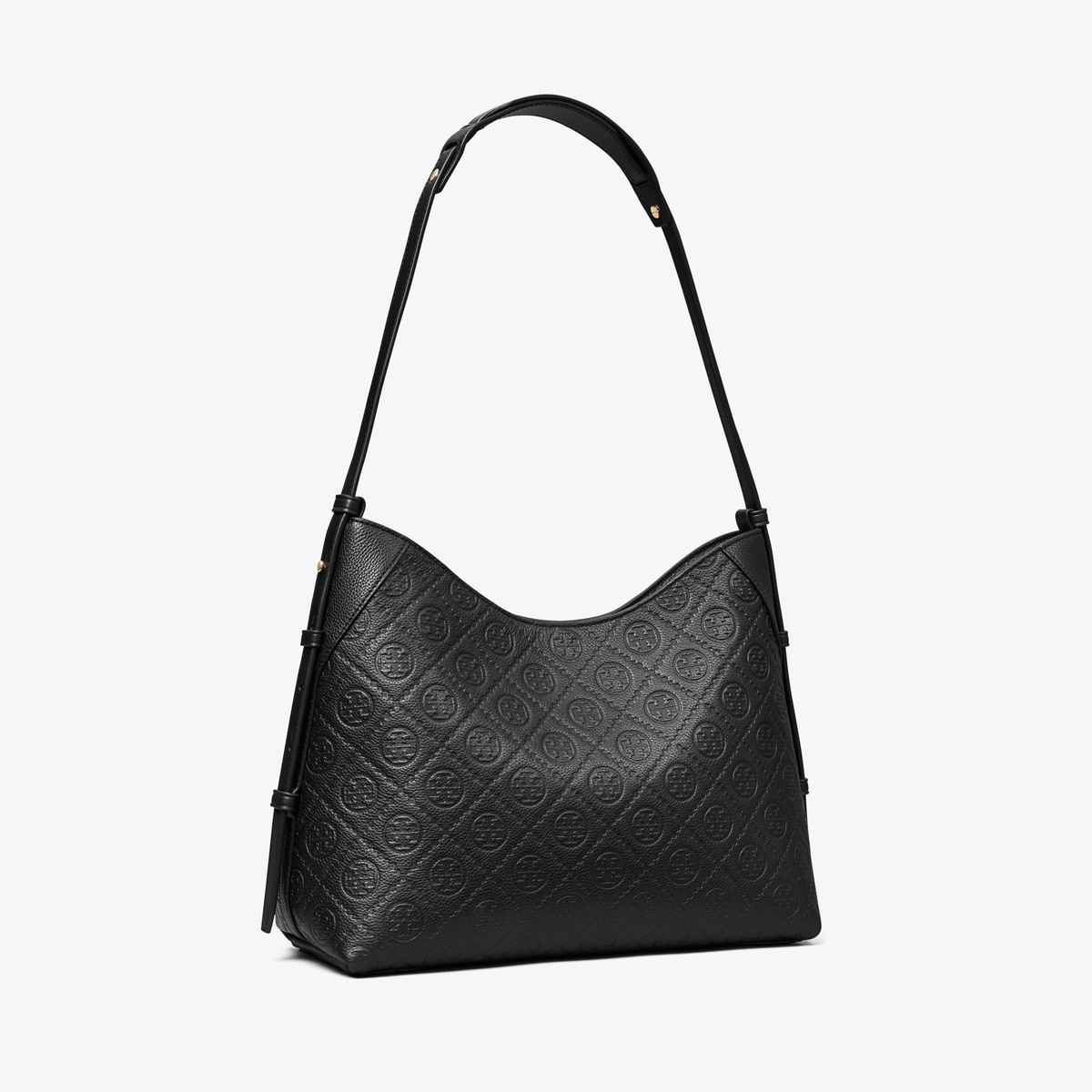 T Monogram Pebble Messenger Bag: Women's Designer Shoulder Bags | Tory ...