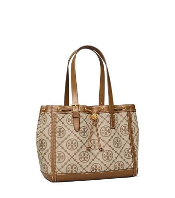Tory Burch Small T Monogram Tote Bag In Hazel | ModeSens