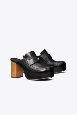 Tory Burch Platform Clog In Perfect Black | ModeSens